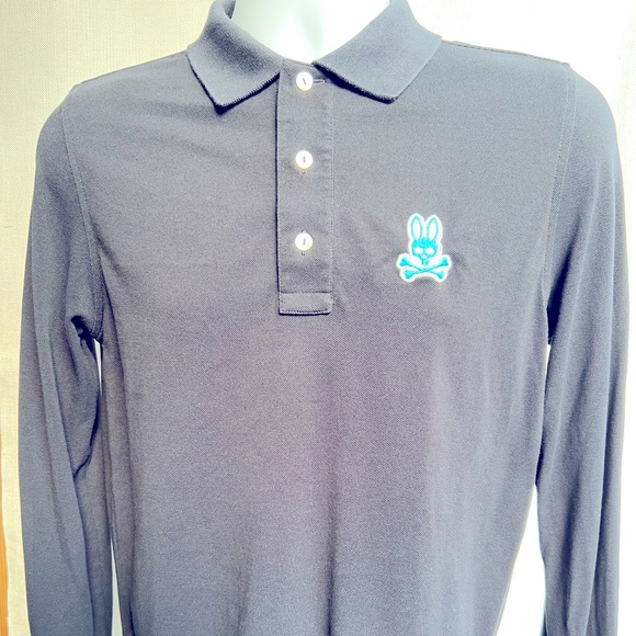 Psycho Bunny | Shirts | Mens Psycho Bunny Long Sleeve Polo Shirt | Poshmark